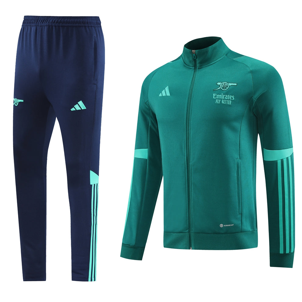 Arsenal 23/24 Full-Zip TrackSuit - Green – Champion Gearz